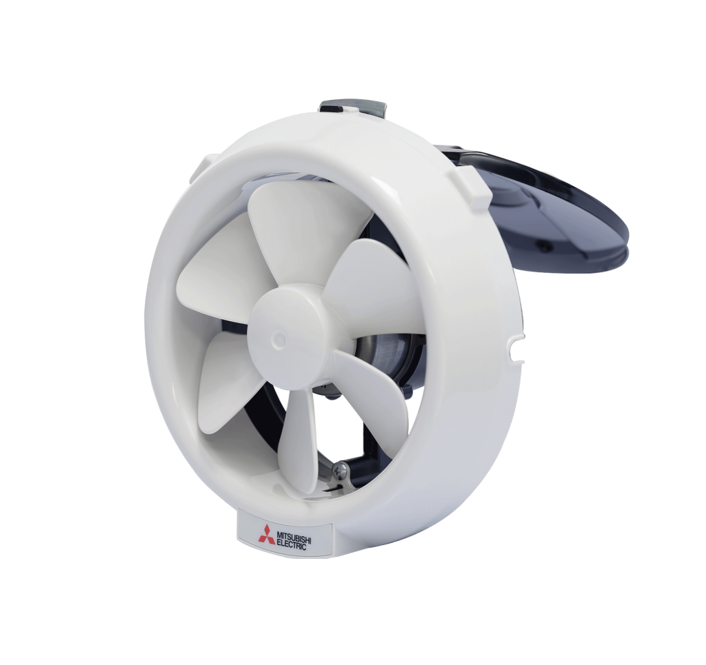 Quạt thông gió ốp vách kính Mitsubishi V-20SL7T - NPP Thiết Bị Điện ...
