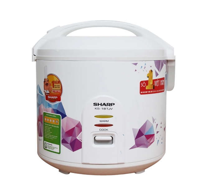Nồi cơm điện Sharp KS-18TJV - NPP Thiết Bị Điện Thanh Châu