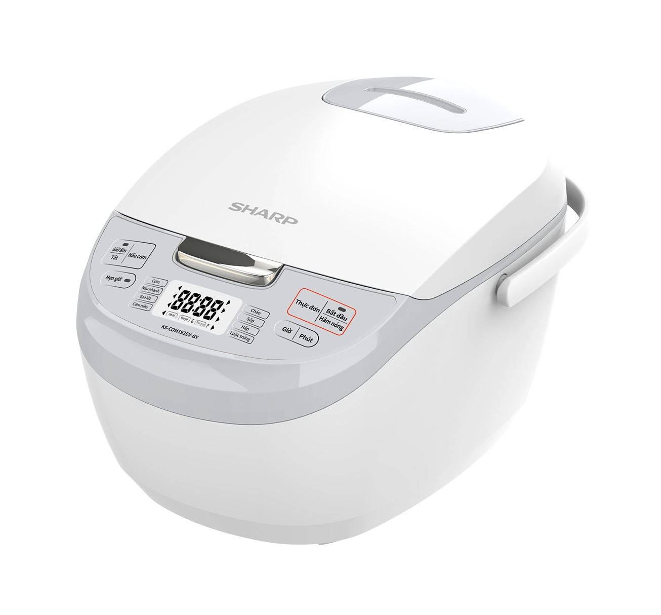 Nồi cơm điện tử Sharp KS-COM192EV-GY - NPP Thiết Bị Điện Thanh Châu